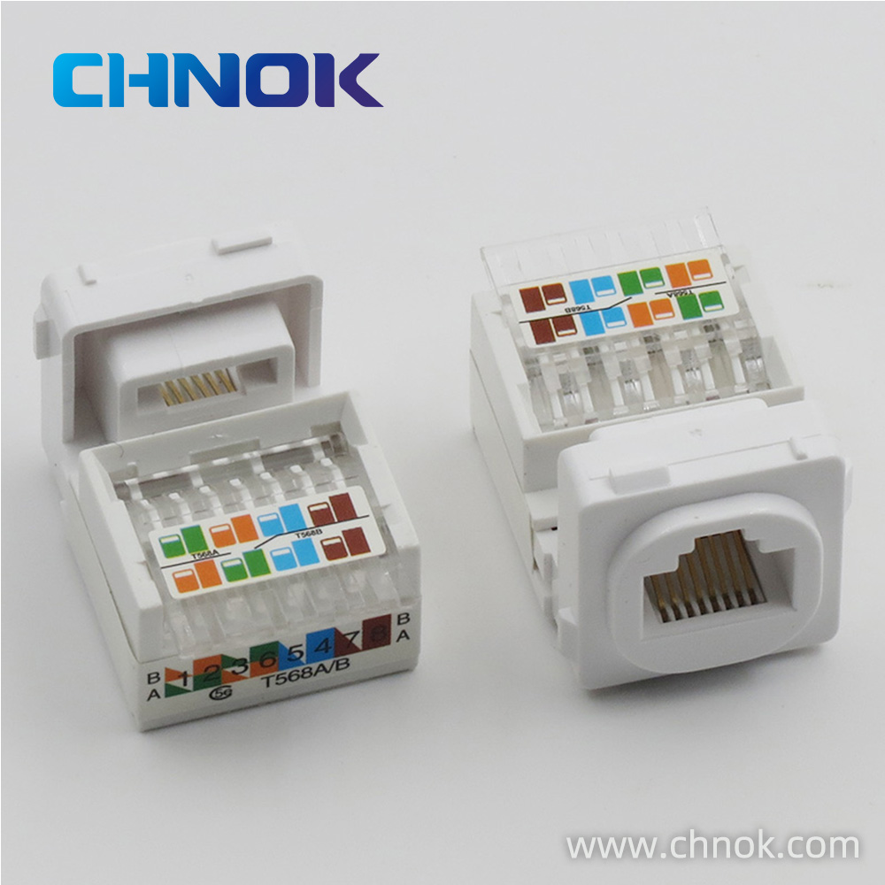 Australian Type RJ45 UTP Cat5e 8P8C 90 Degree Toolless Keystone Jack DP ...