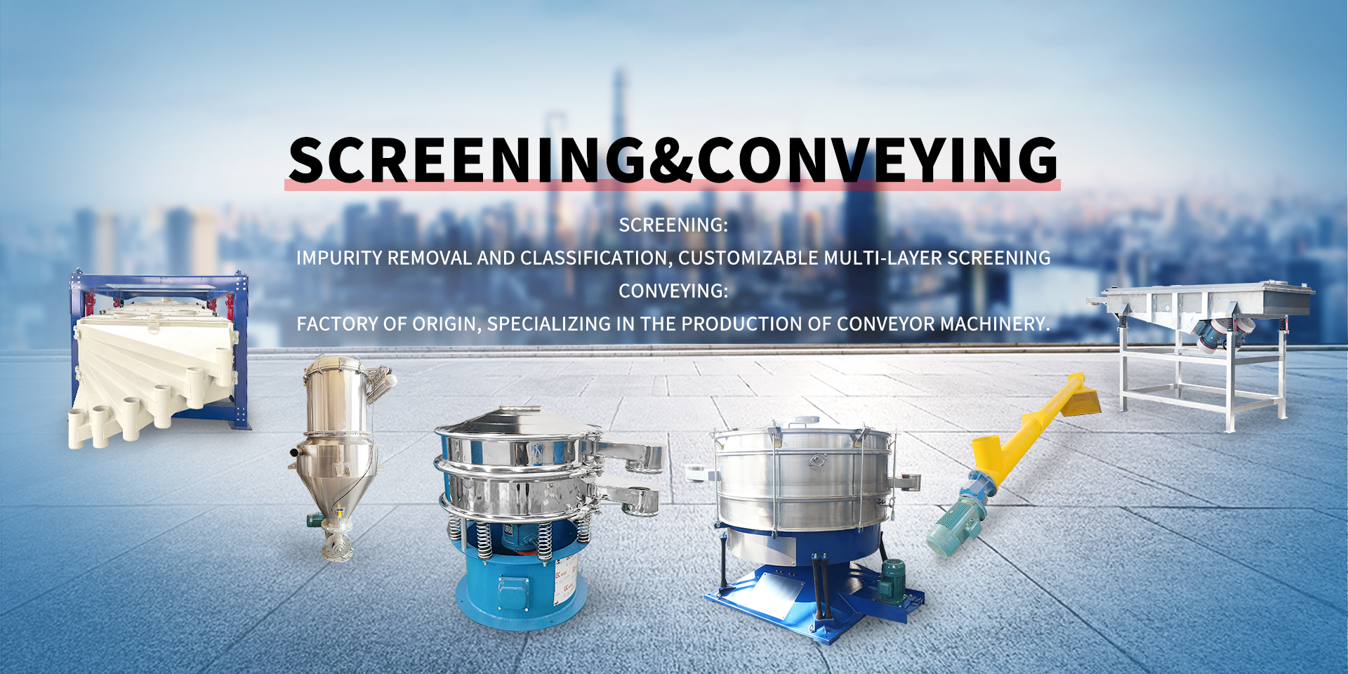 Professional Vibrating Screen and Conveyor Manufacturer | Dayong