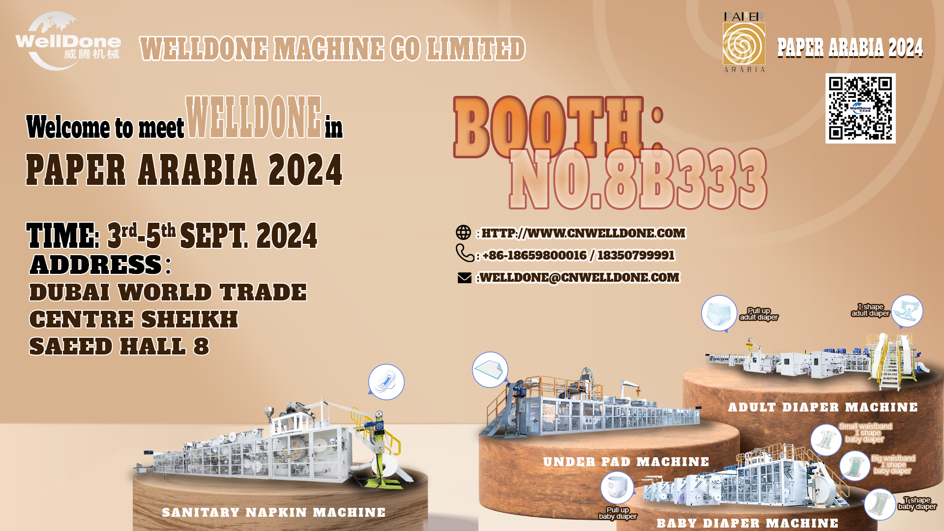 First day in Dubai Paper Arabia 2024! | WELLDONE