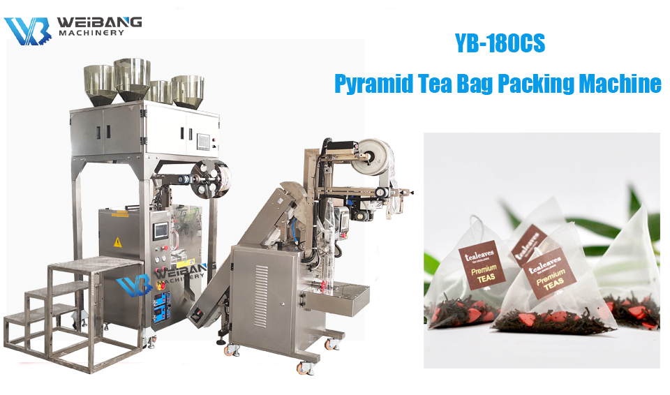 Pyramid Triangle Tea Bag Packing Machine YB-180CS