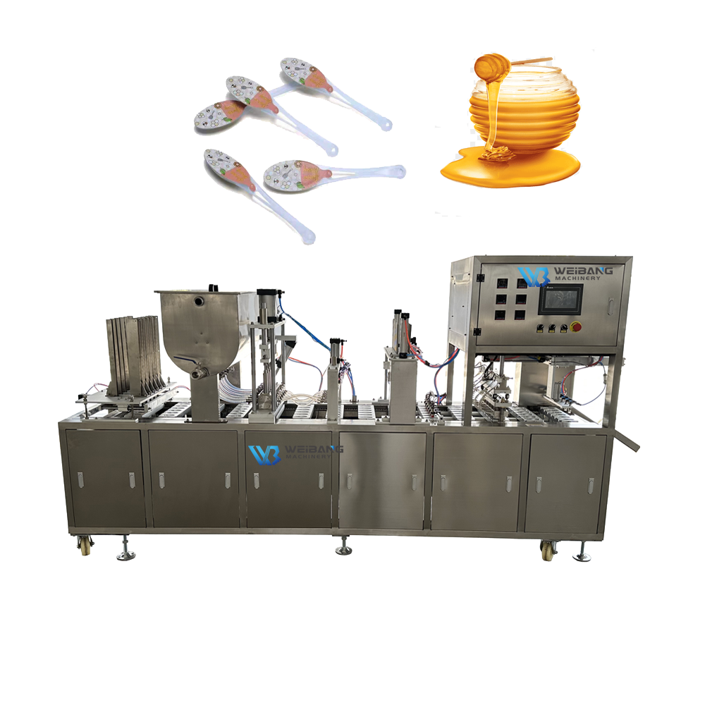 YB-FBJ6 Automatic Linear Honey Spoon Filling Sealing Machine | Weibang