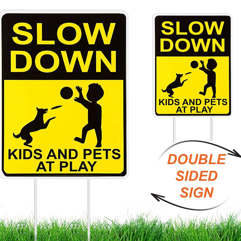 Artificial grass safety warning signs | Doleader