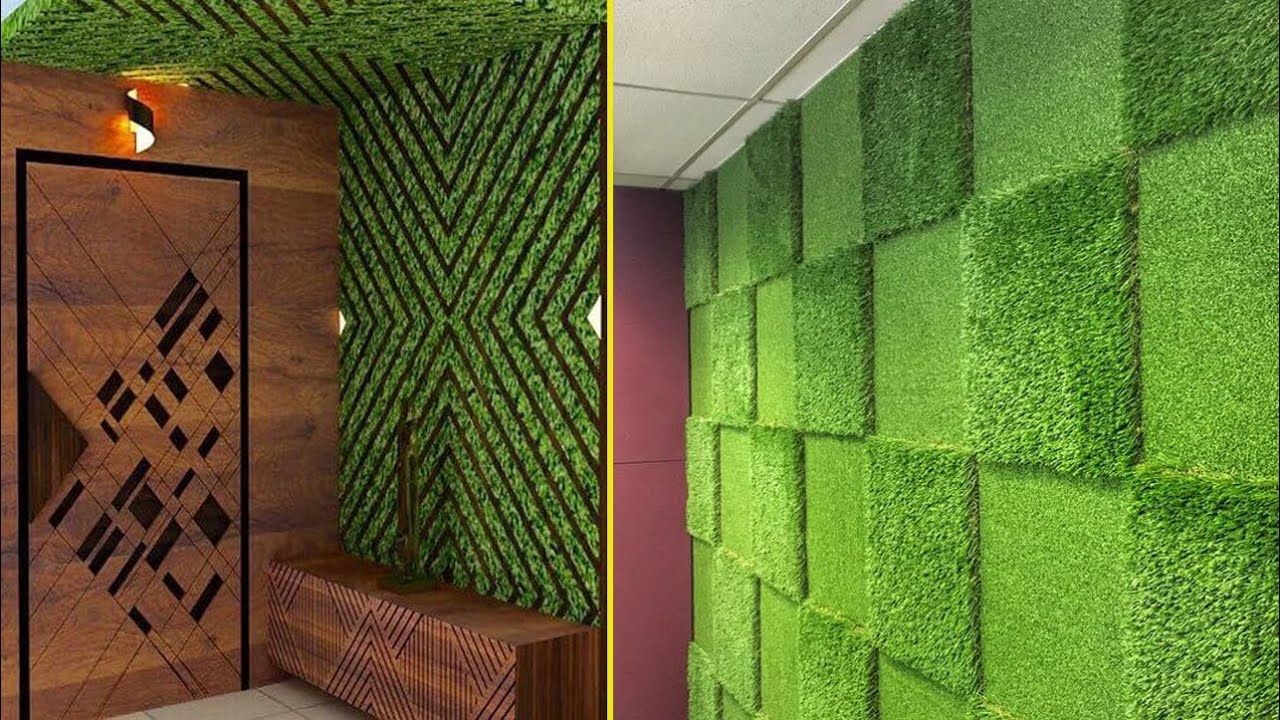 Creative Patterned Artificial Grass Wall Ideas for Modern Spaces | Doleader