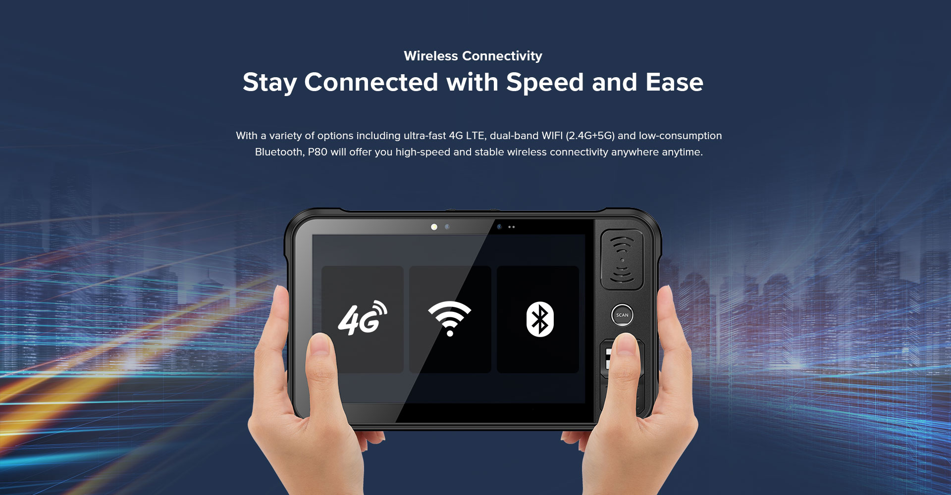 P80 Industrial Tablet (Android 9)