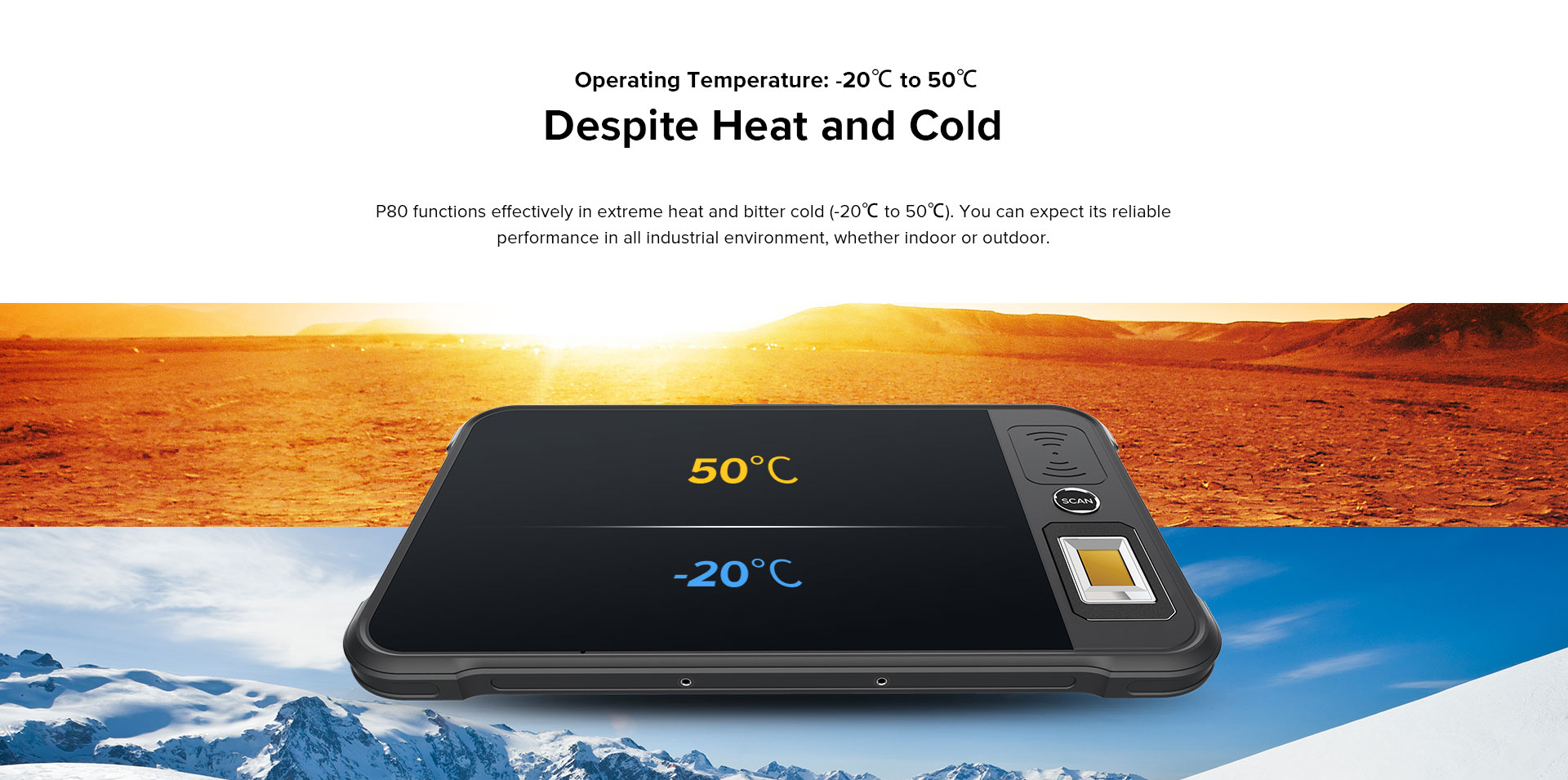 P80 Industrial Tablet (Android 9)