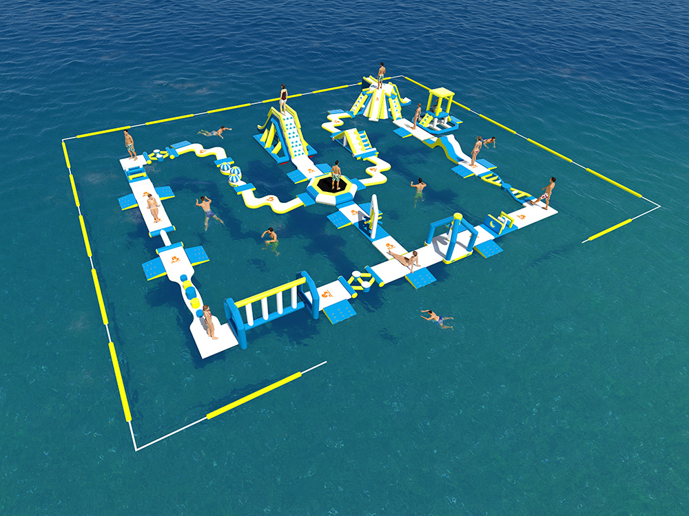Bouncia New Design Floating Inflatable Water Park Games For Kids and ...