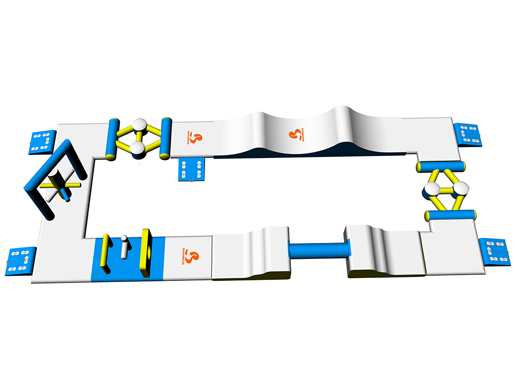 Inflatable Floating Water Obstacle Course For Pool - PARK18