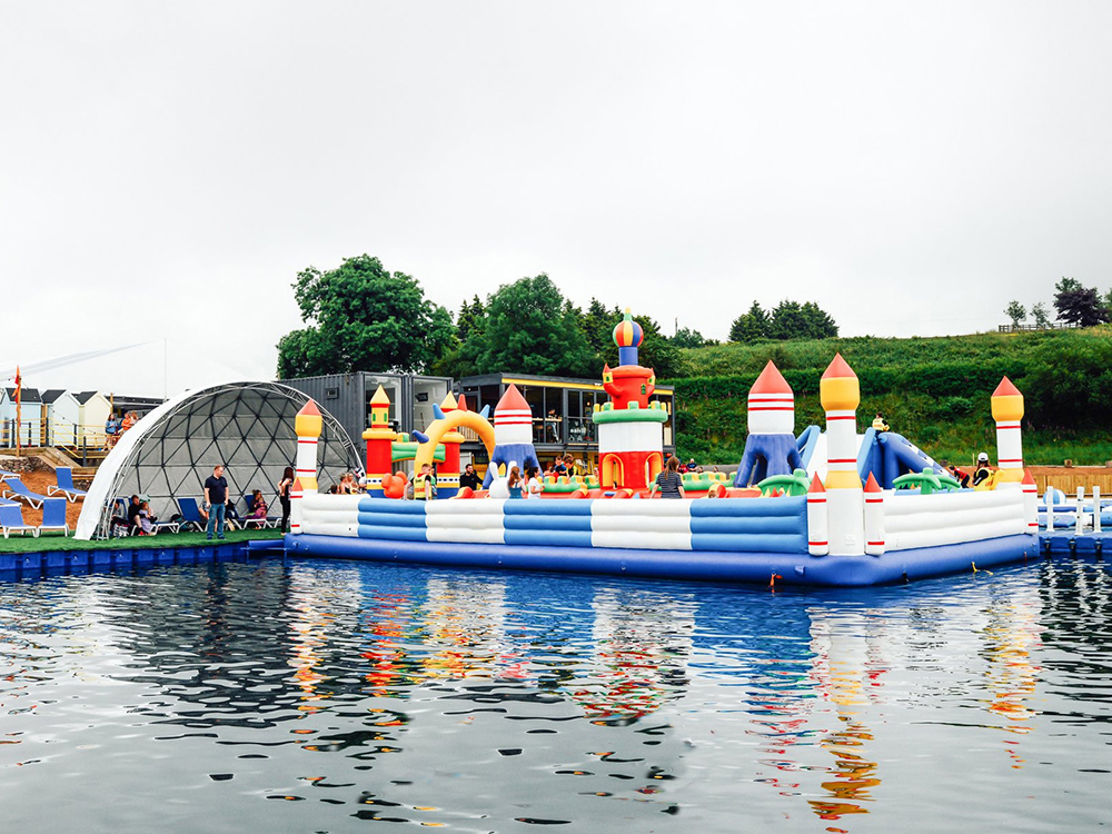 New Design Inflatable Fun City Playground / Inflatable Castle Park With ...