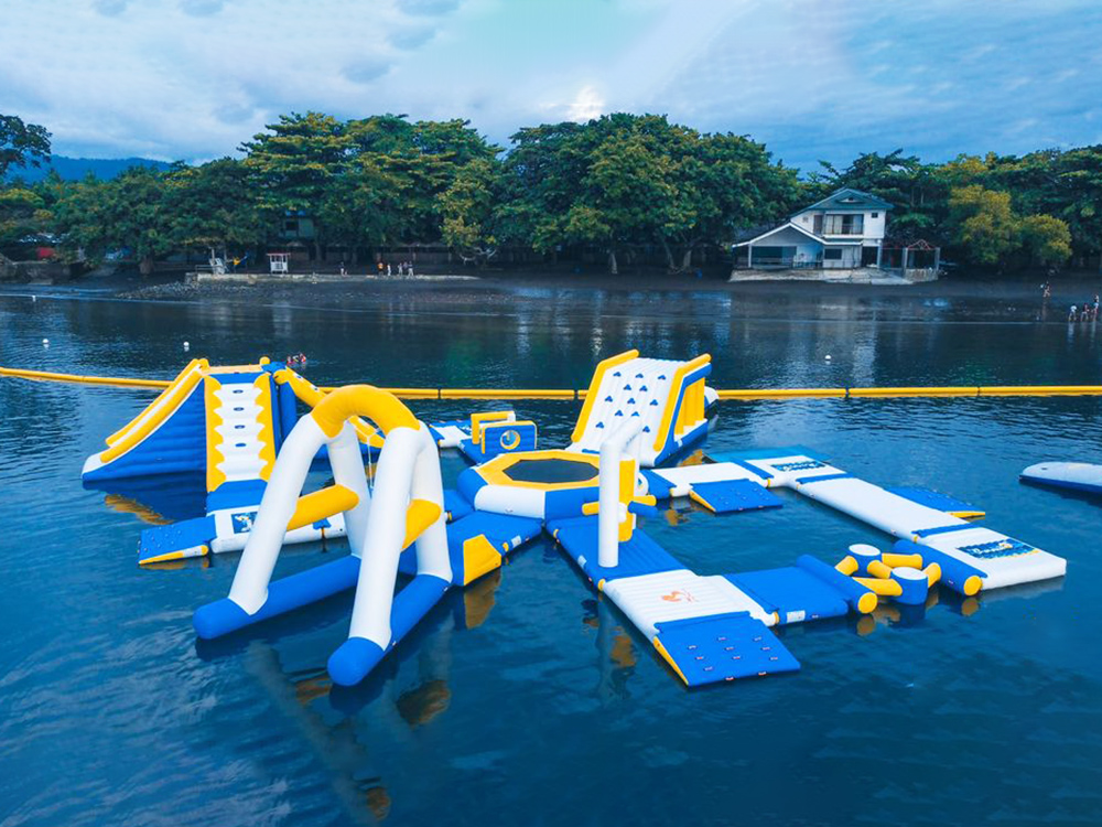 Inflatable Water Obstacle Course: Bouncia Project In Philippines