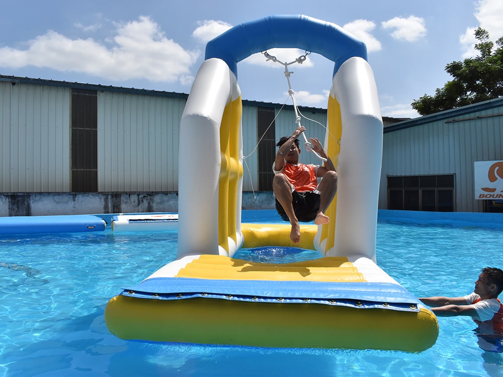 TUV Certified Inflatable Water Sports Manufacturer - Pond Swing | Bouncia