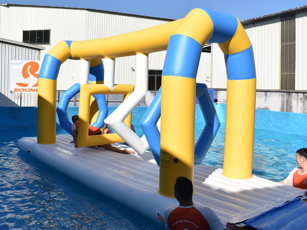 Ultimate Inflatable Water Challenge Course - Geo Obstacles | Bouncia