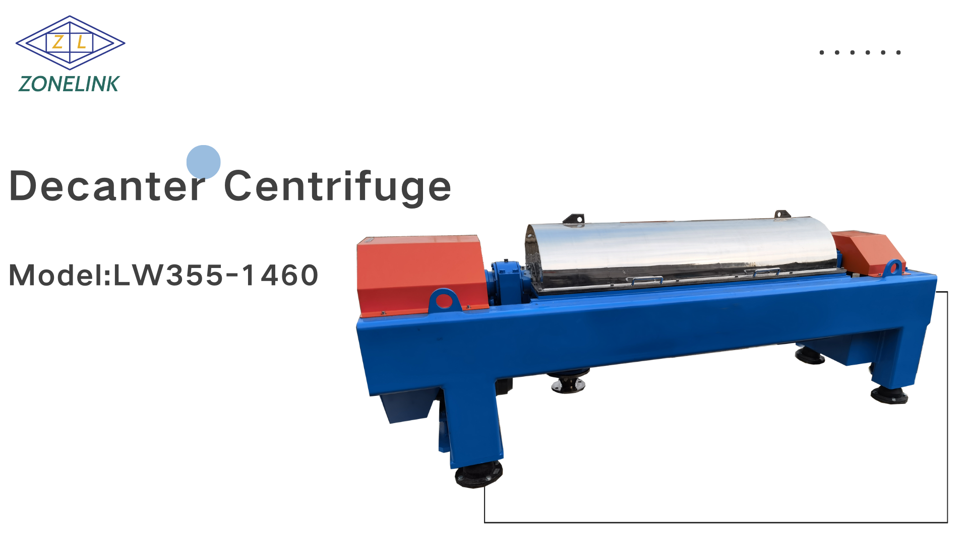 Horizontal Screw Discharge Sedimentation Decanter Centrifuge - Zonelink