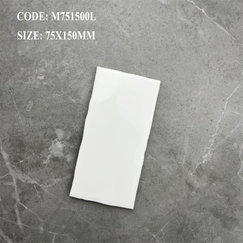 MEDICI; MEDICITILE - 3x6 inch 75x150 mm wave tile handmade tiles for ...