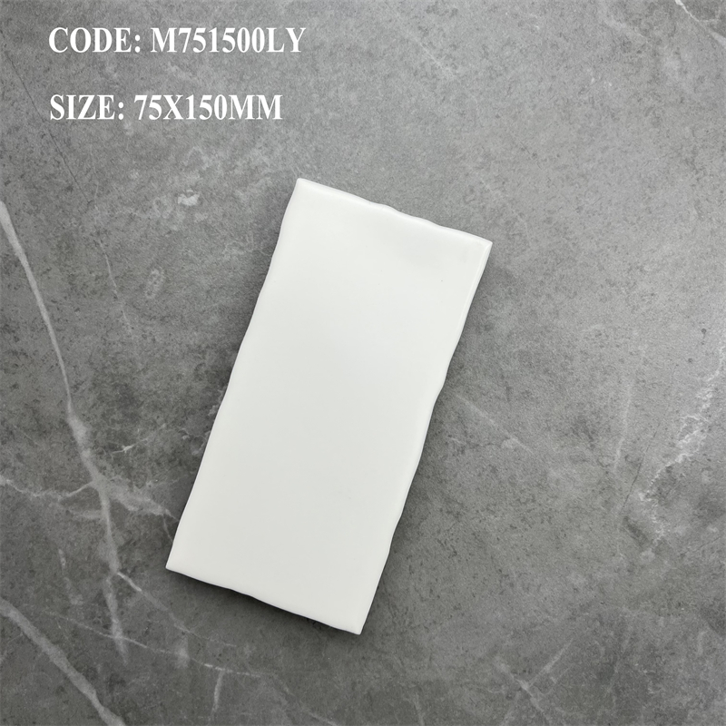MEDICI; MEDICITILE - 3x6 inch 75x150 mm wave tile handmade tiles for ...