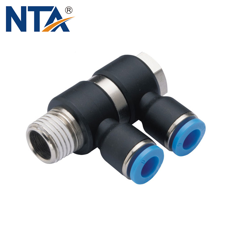 PHT-2 Double Universal Elbow Plastic Push-in Fitting/ Pneumatic double ...