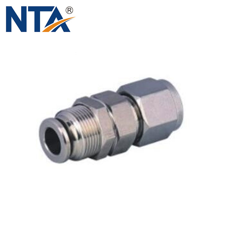 SS-PK Stainless Steel Push-in Push-on Bulkhead Connector/Stainless ...