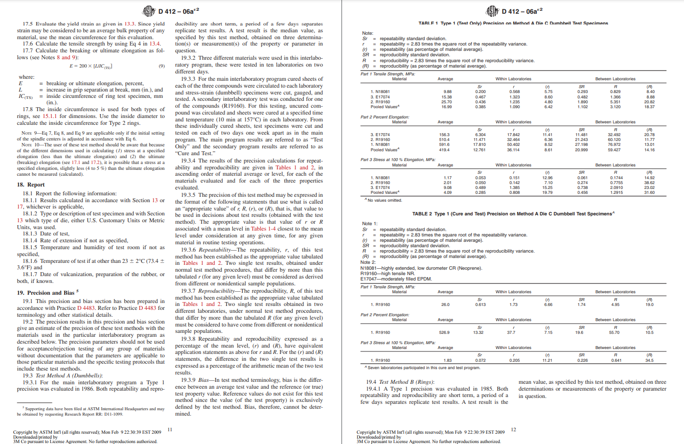 Standard Test Methods for Vulcanized Rubber and Thermoplastic ...