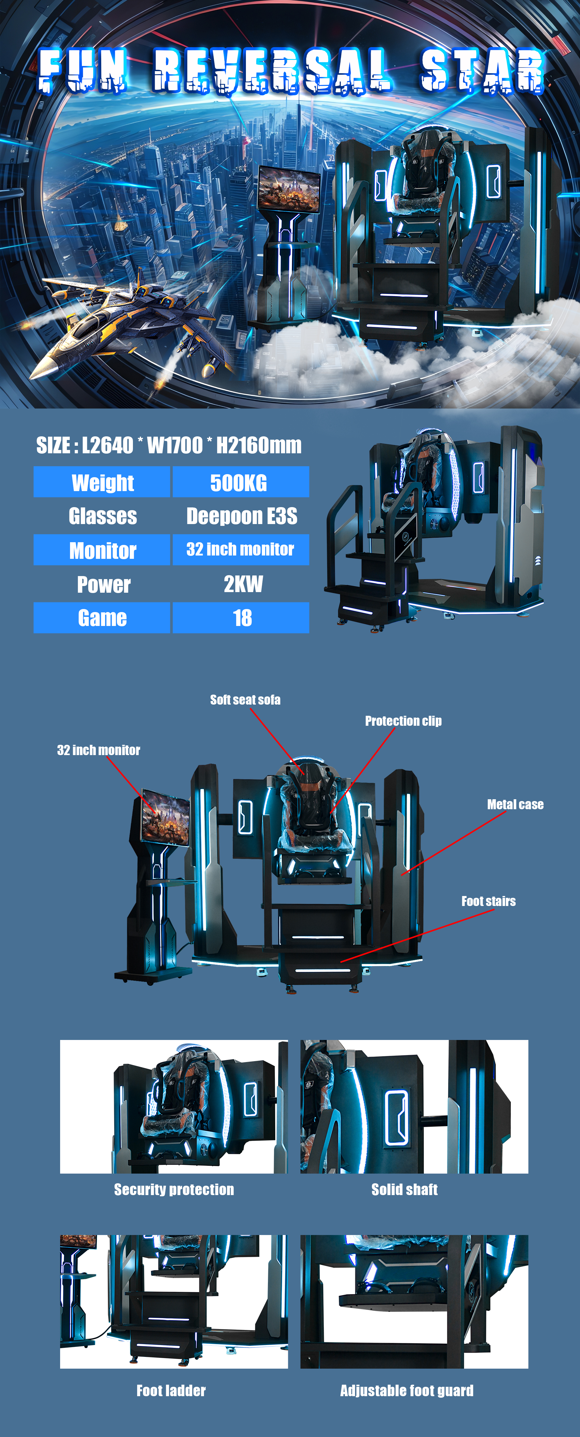 360° VR Flight Simulator by SKYFUN