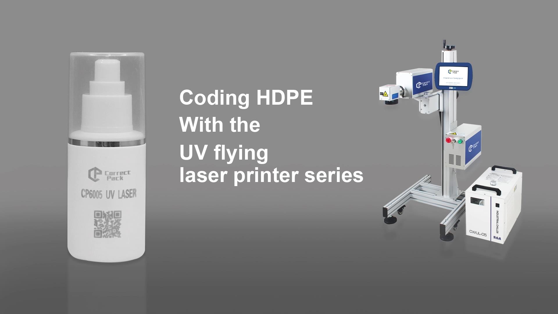 Correct Pack UV Laser Printer on HDPE in Barcode Coding Case Study | Correct Pack