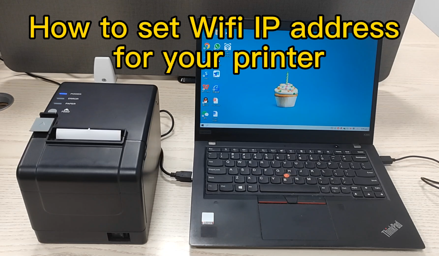 How to Set WIFI IP address for your Hoin Thermal Receipt Printer? | HOIN