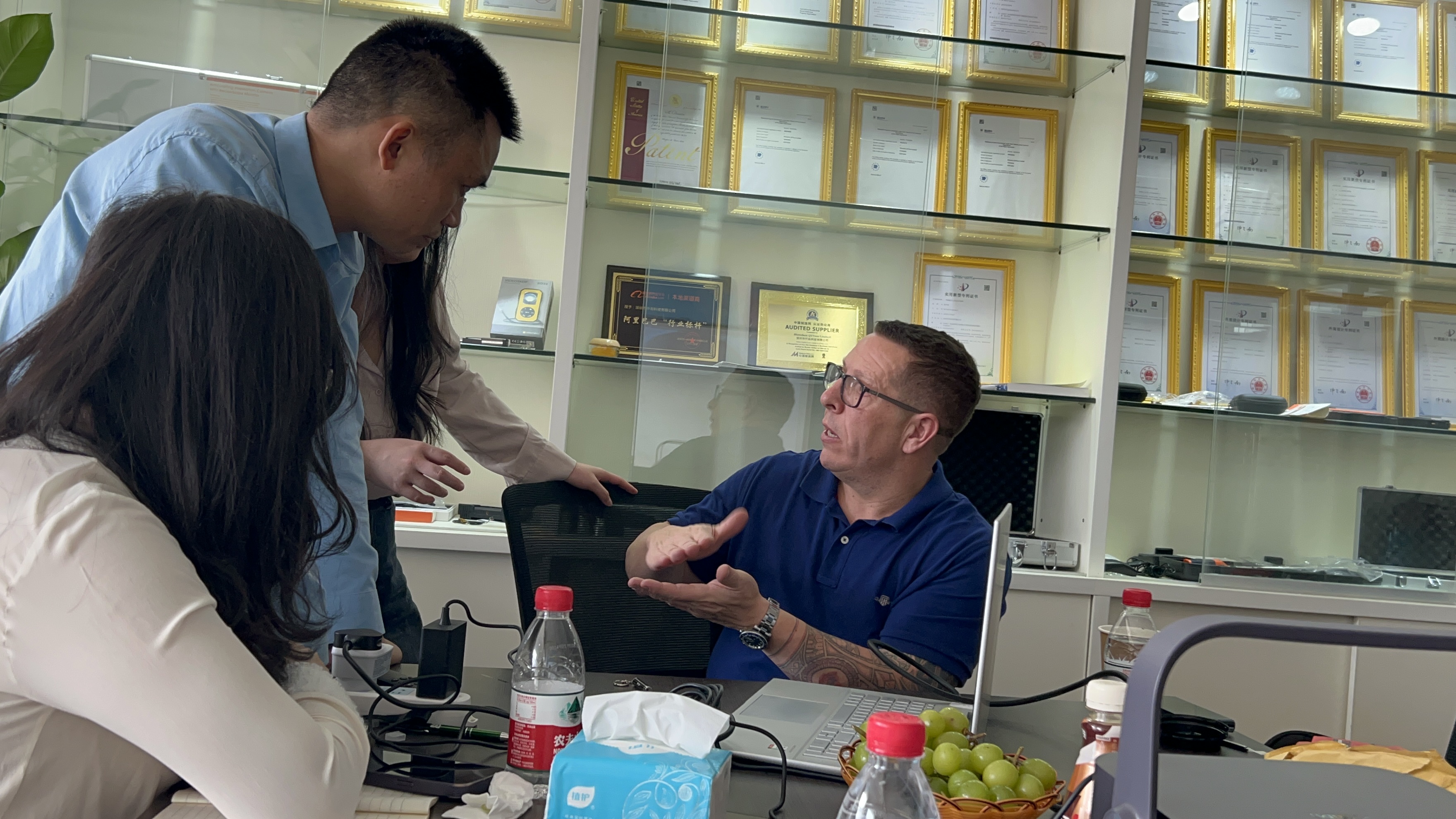 Welcome Mr. Paul the CEO of SPS from the UK to visit QYTeco | QYTeco