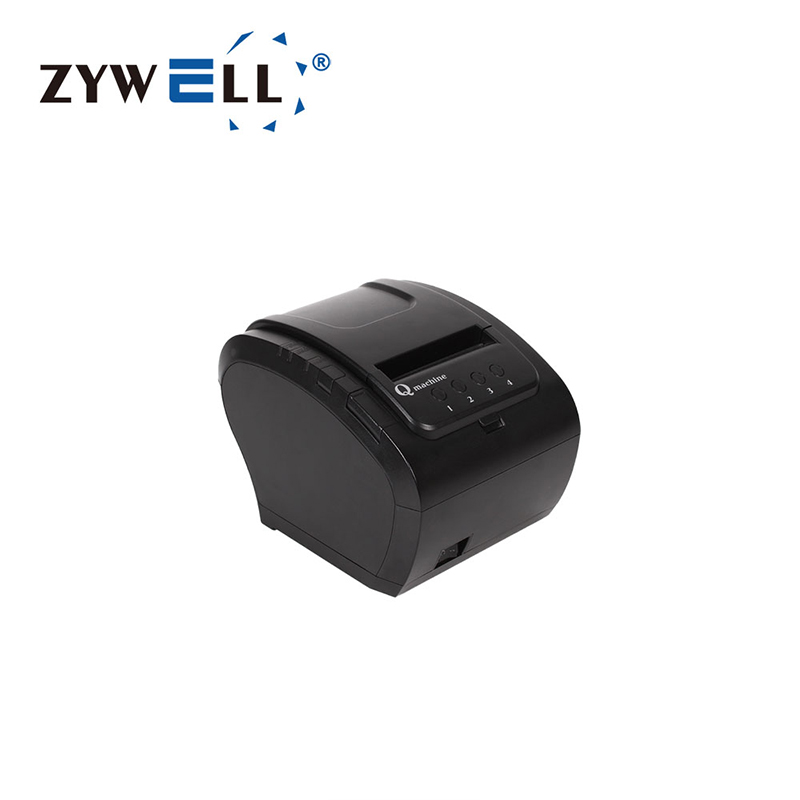 ZYWELL - プリンター付き Zywell pos システム ZY307Q キュー チケット プリンター 80mm タブレット サーマル レシート プリンター USB+RS232+LAN