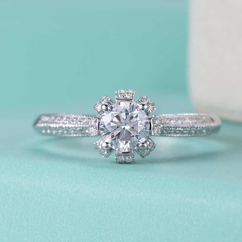 MSR-793 Star shape 18K lab diamond Ring For man jewelry -Messi Jewelry