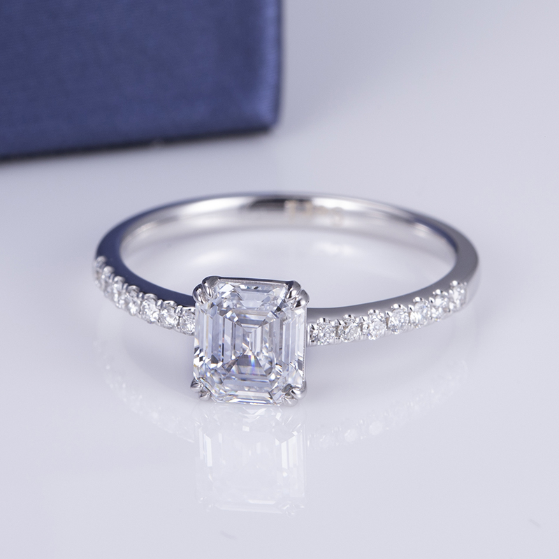 MSR-793 Star shape 18K lab diamond Ring For man jewelry -Messi Jewelry