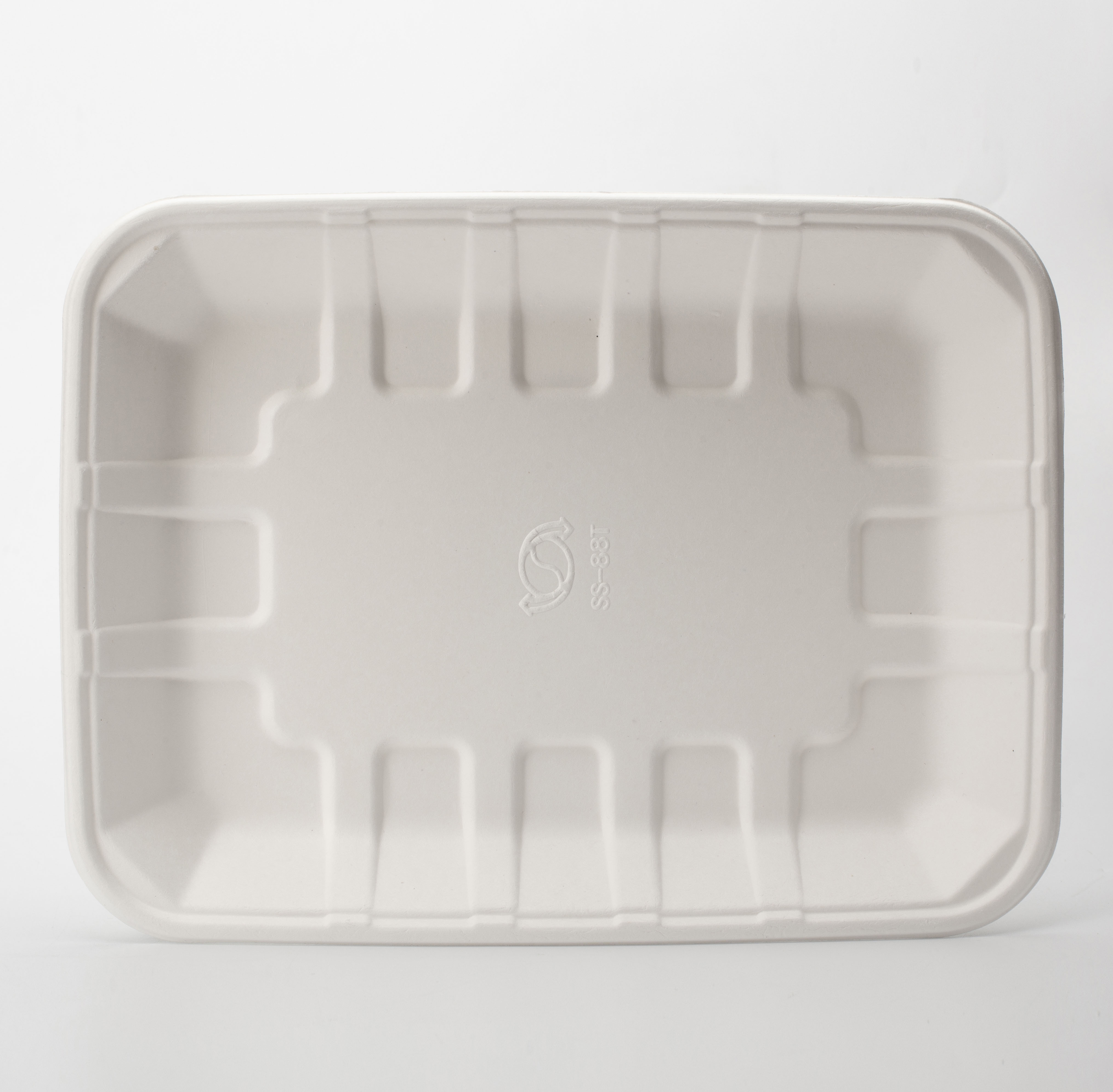 Biodegradable Meat Tray Sugarcane Bagasse Disposable Compostable Pulp ...