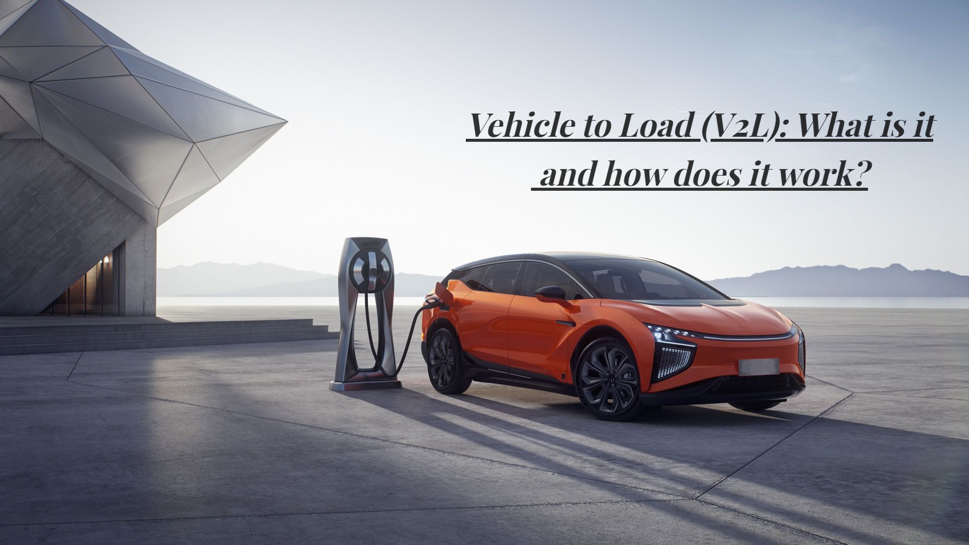 Vehicle to Load (V2L): What is it and how does it work?