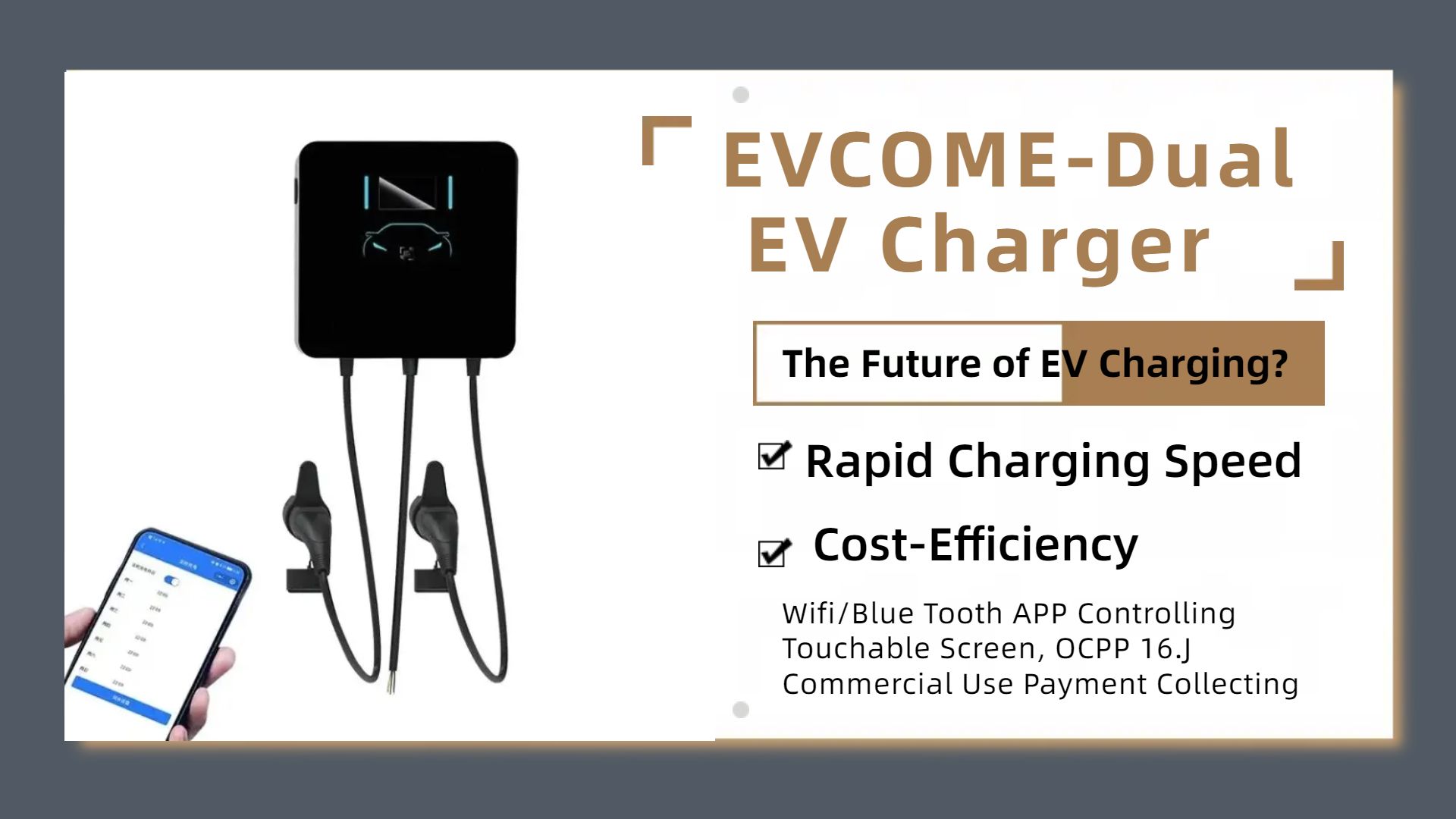 Dual Gun EV Chargers: The Future of EV Charging | evcome