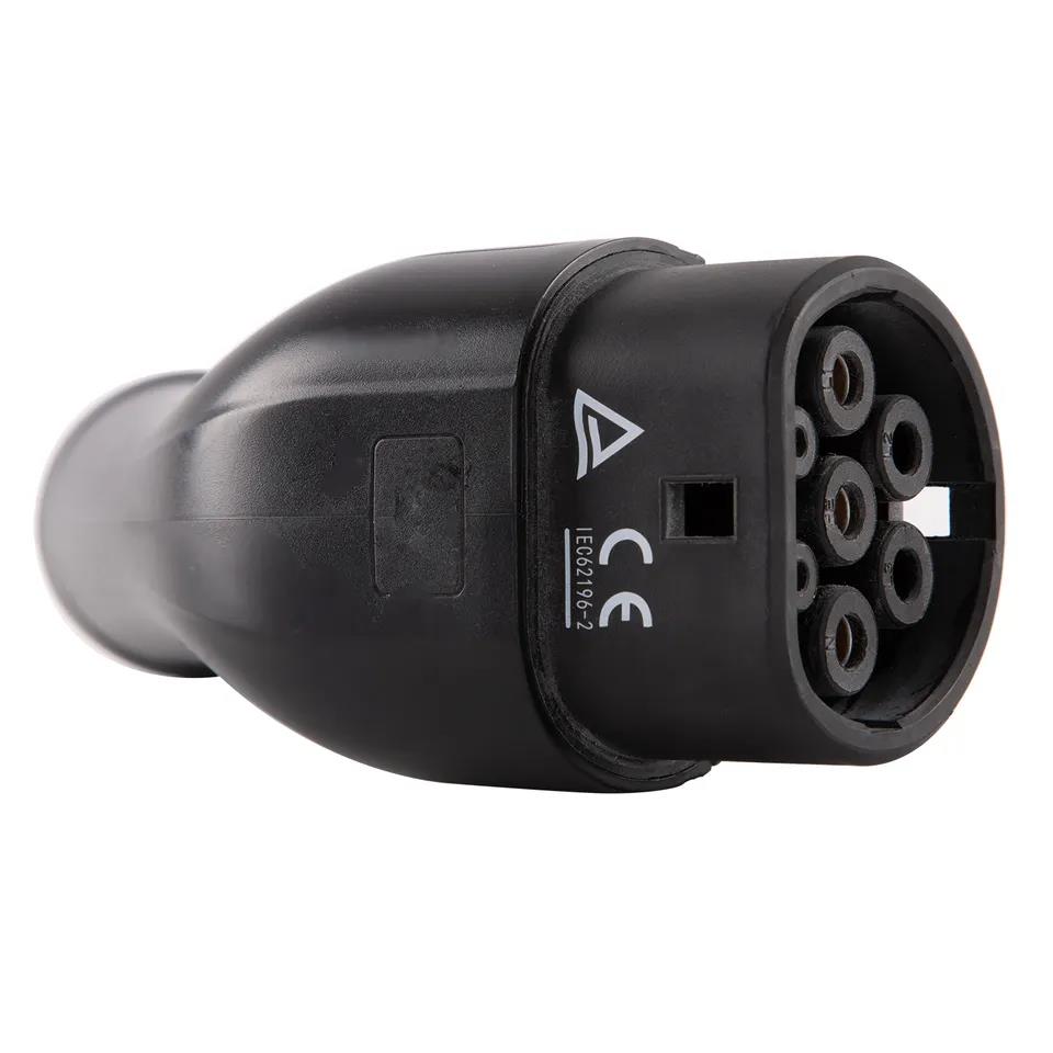 EVCOME Ev Charger Connector 250V 16A Type 2 IEC 62196 Ev Charger Plug OEM ODM CB UKCA TUV