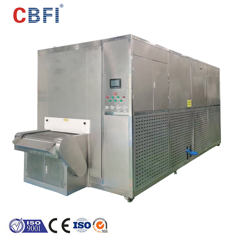 Stainless Steel Tunnel Freezer for Food Processing Industry