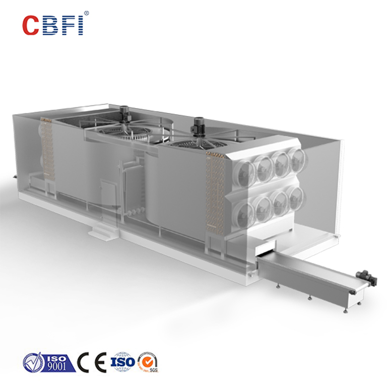 IQF Double Spiral Freezer Quick Freezing Machine