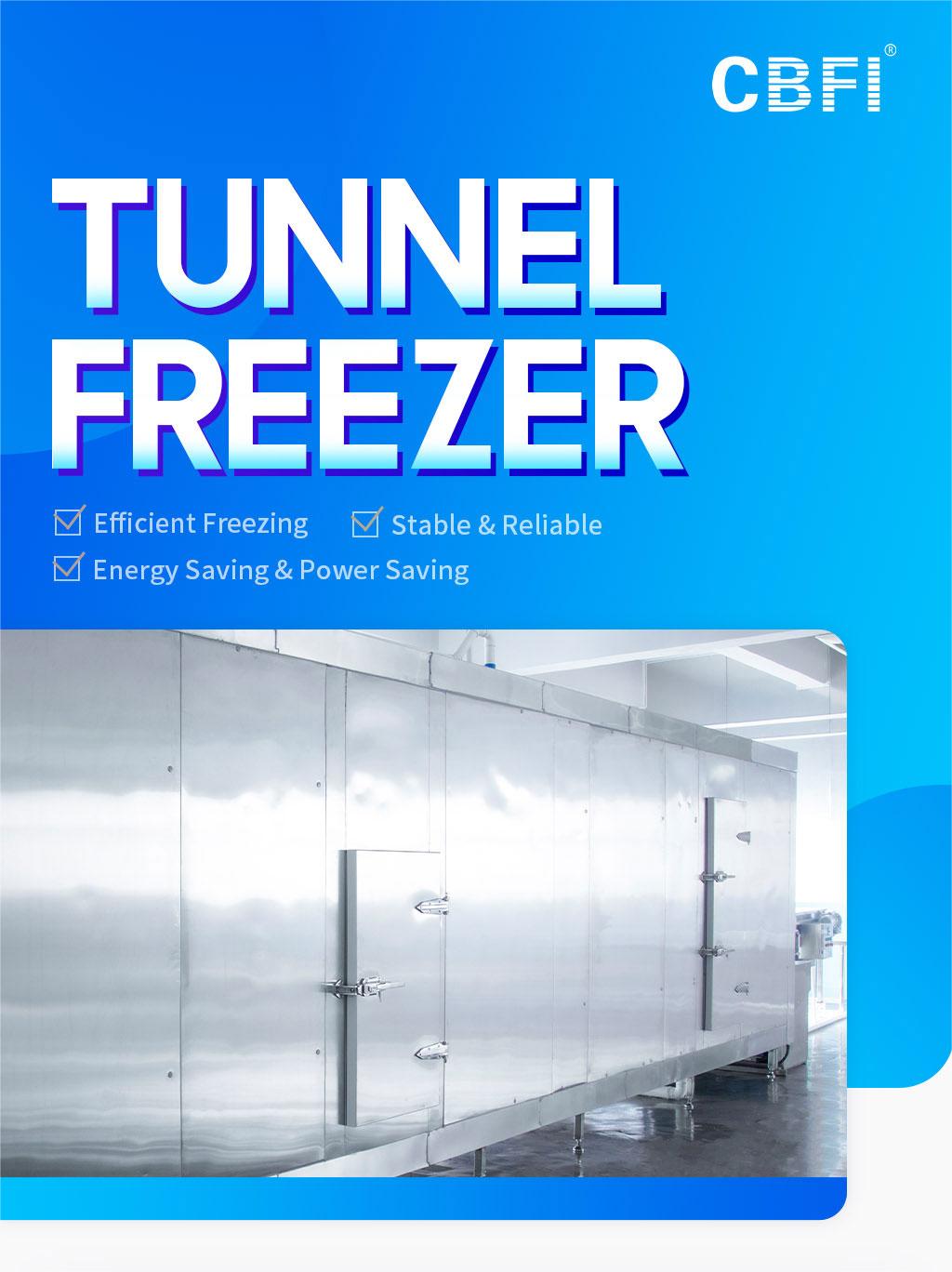 Quick Freezer For Food - Tunnel Freezer Freezer For Fish And Shrimp | CBFI