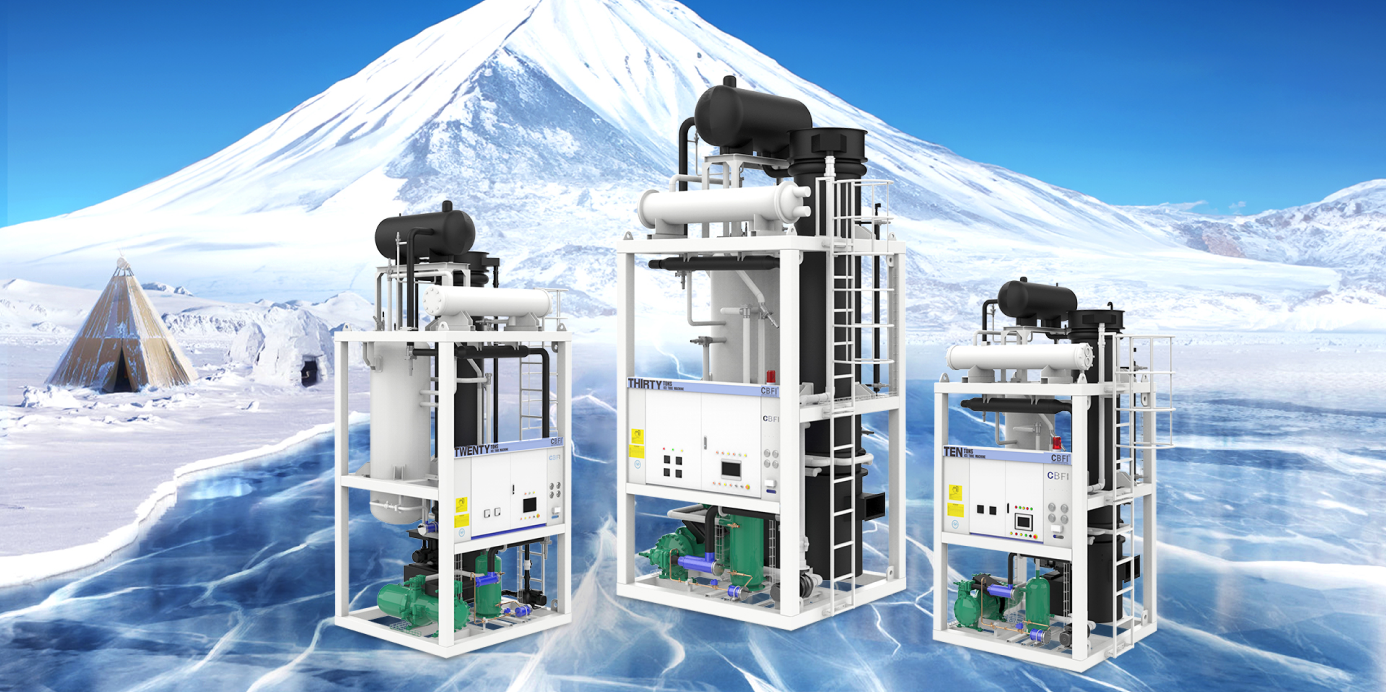 CBFI TV200 20 Tons Per Day Integrated Automatic Tube Ice Machine | CBFI