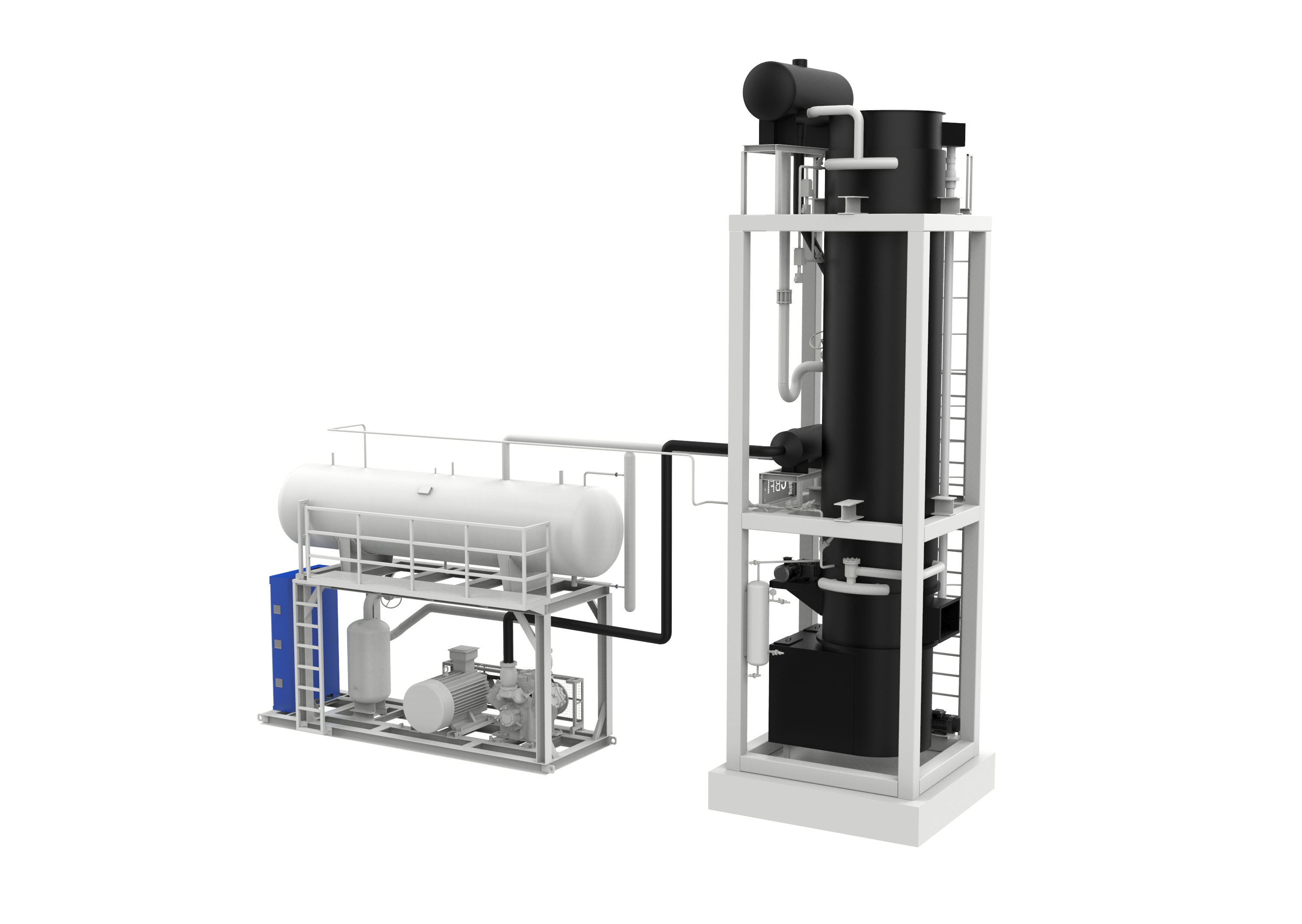 CBFI® AT100 100 Tons Per Day Ammonia Tube Ice Machine | CBFI