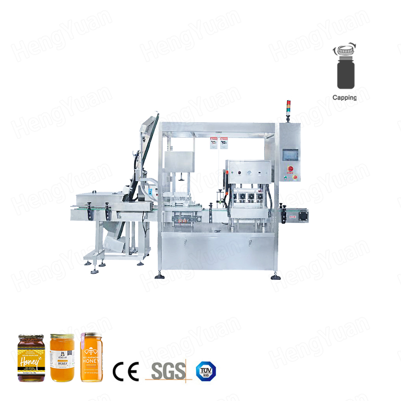 HYSC-X20 Automatic Vacuum Capping Machine for Honey Glass Jars Supplier & manufacturers | HengYuan