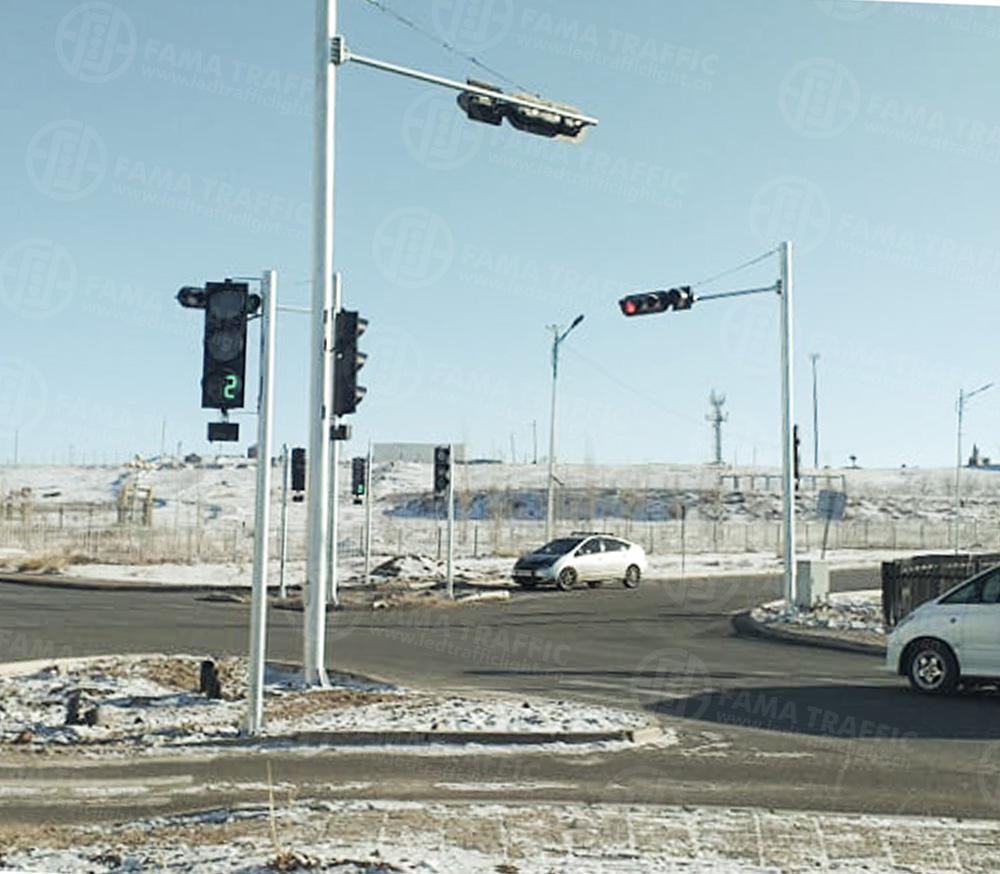 Glowing variable lane sign