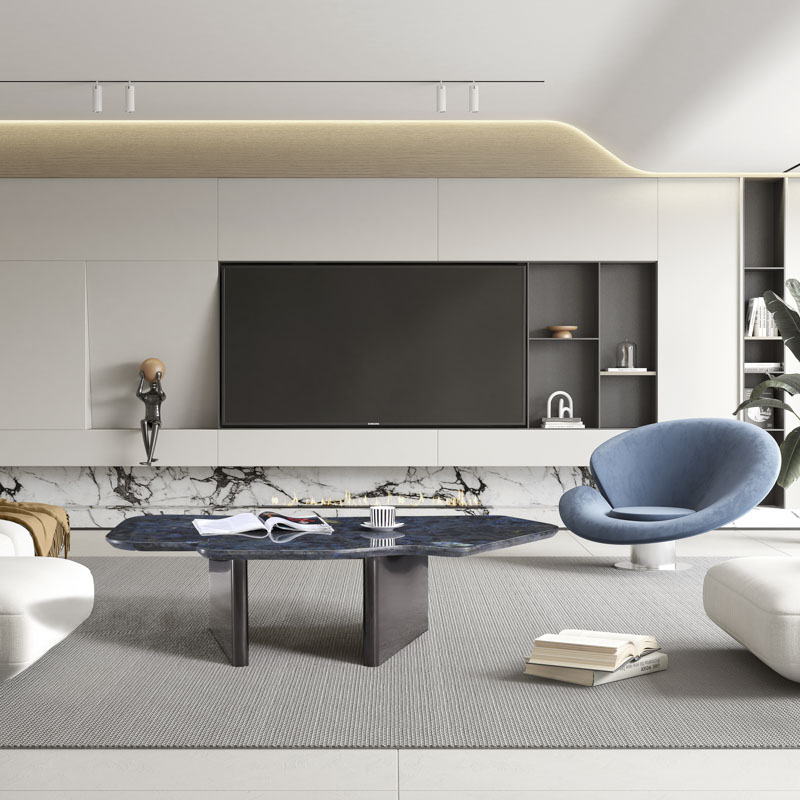 Nano CJ-301 Cuboid combination artificial marble coffee table | Nano ...