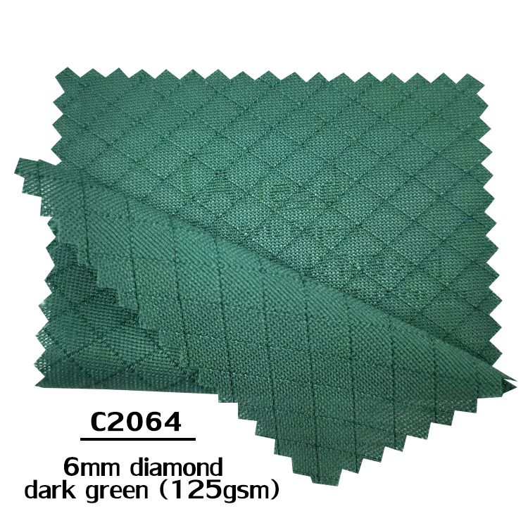6mm Diamond Static Control Garments Fabric Light Weight Breathable 96% ...