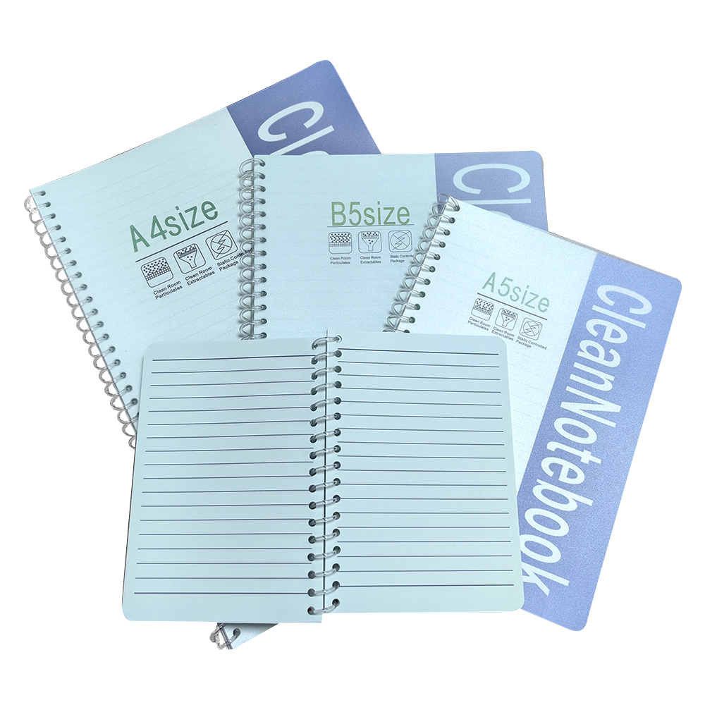Clean Room Ecofriendly Spiral Binding 50Pages A5 A6 A4 Cleanroom Dust ...