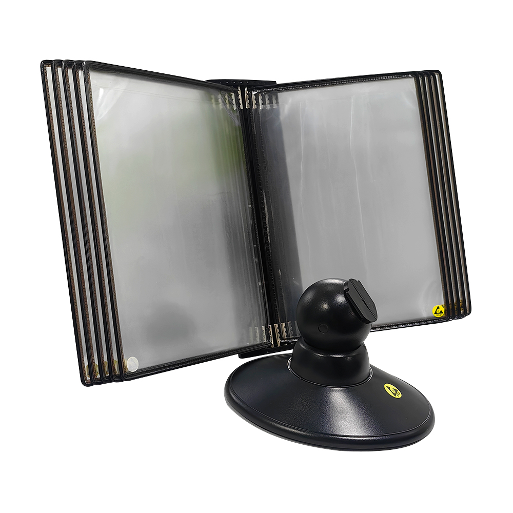 A4 Size Display Folder File Rack 10 Page ESD Anti-Static Wall Mounted ...