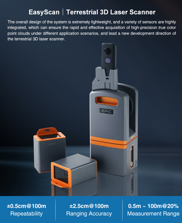 Customized EasyScan T10 360° 3D Laser Scanner Sensor for Building ...