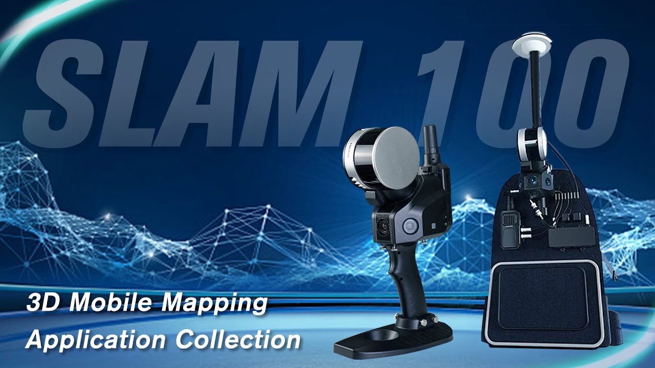 SLAM100 Handheld Lidar Laser Scanner Real-Time Point Cloud Route Display | FOXTECH ROBOT