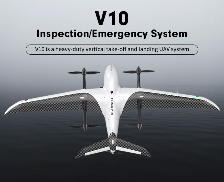 Foxtechrobot V10 6Kg Max Payload 150Mins Max Flight Time Mapping UAV ...