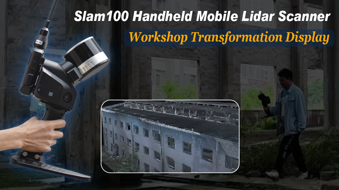 Slam 100| Handheld Mobile Lidar Scanner Workshop Transformation Display | FOXTECHROBOT