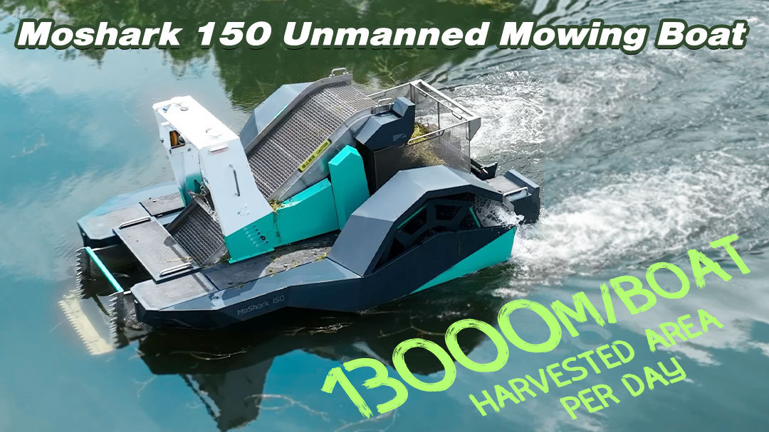 Moshark150 Unmanned Boat Small Boat For Pond Maintenance Water Surface ...