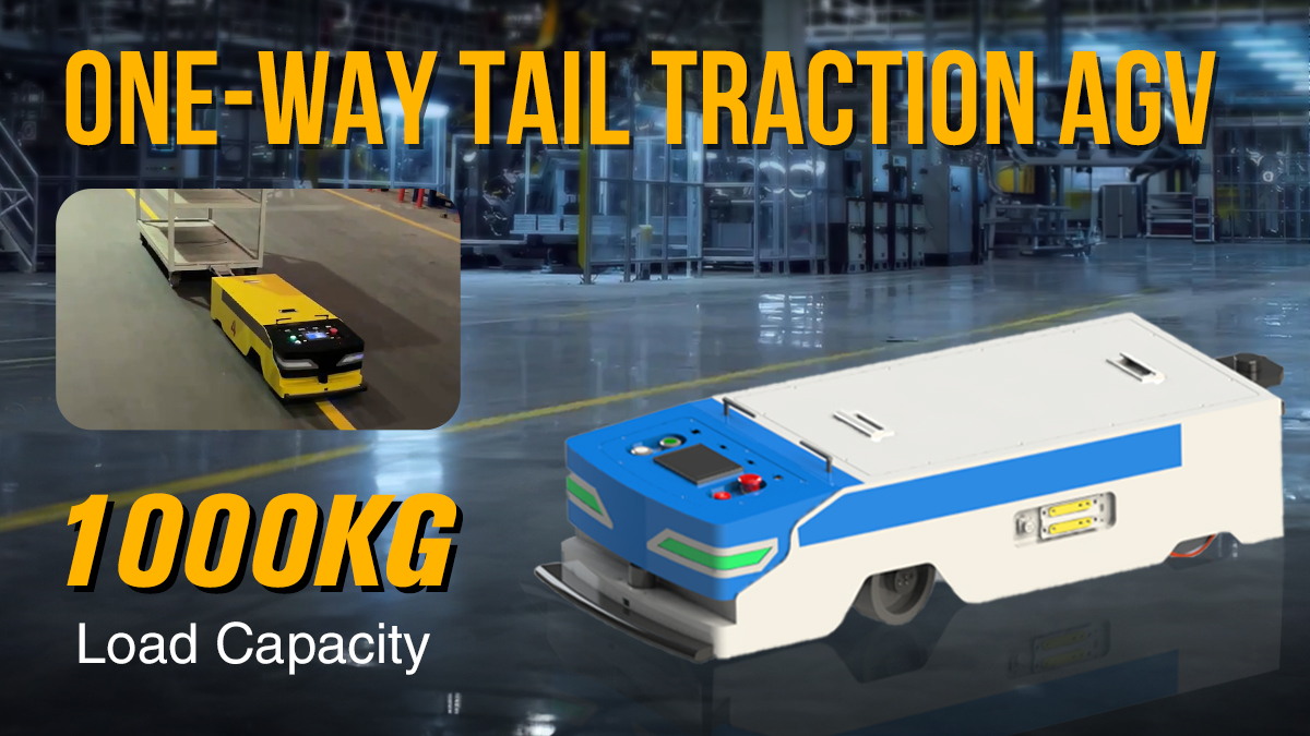 Foxtech Custom QY320 1000C One-Way Tail Traction Autonomous Mobile Automated Guided Vehicle AMR ...