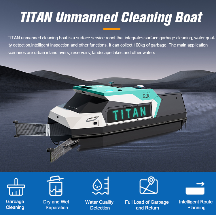 Urban rivers aquatic harvester rc pond electric maintenance titan water ...